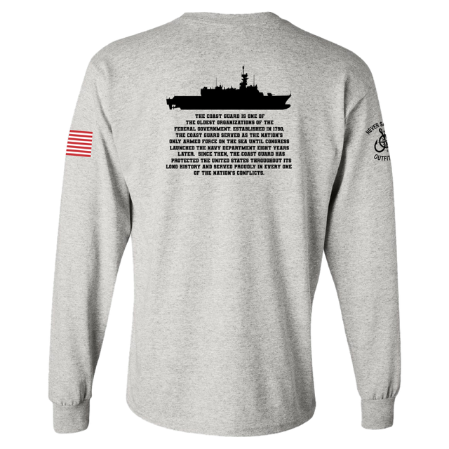 U.S. Coast Guard Heritage Long Sleeve Shirt – Never Satisfied Outfitters